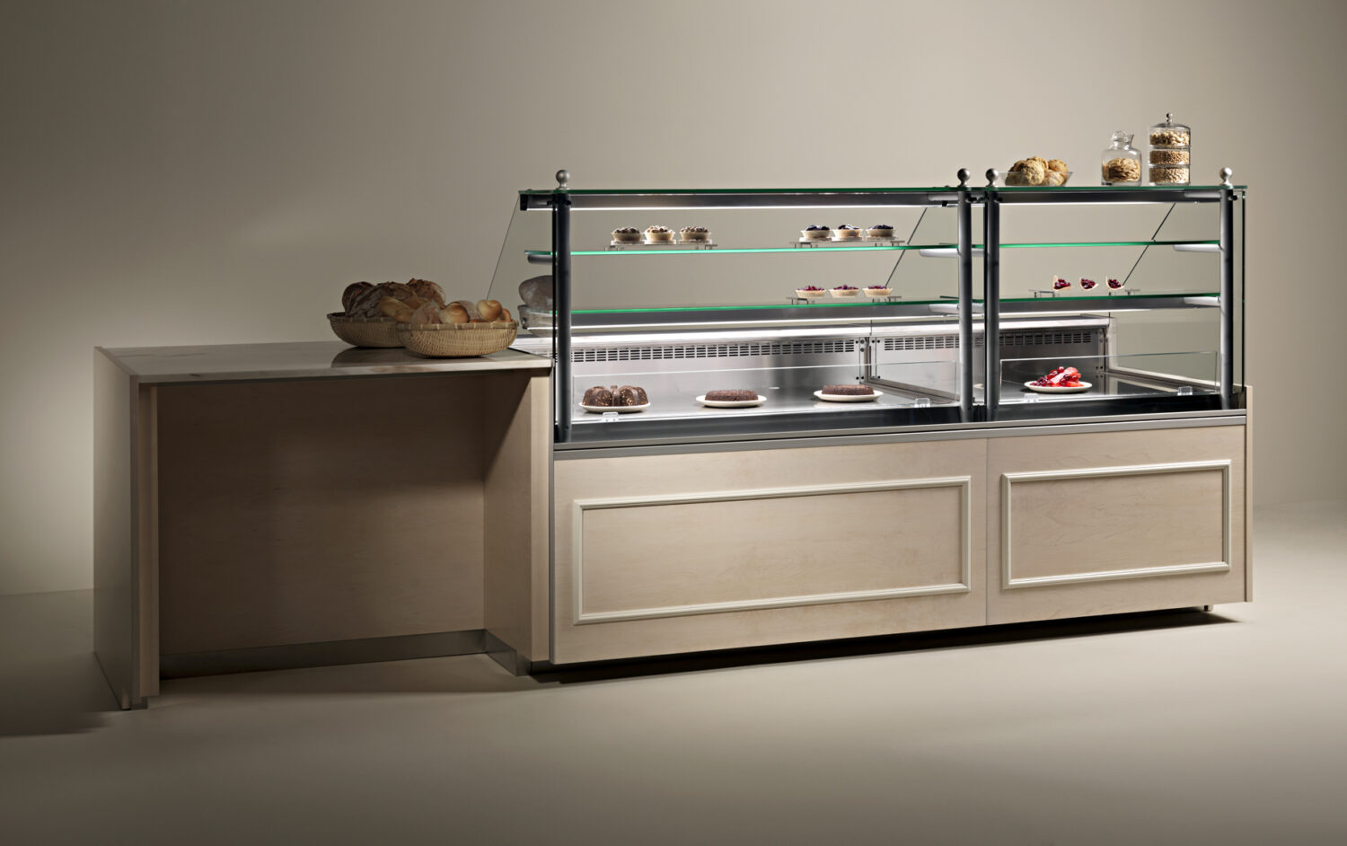 Display Cases with Dual Temperature Zones - GTI Designs